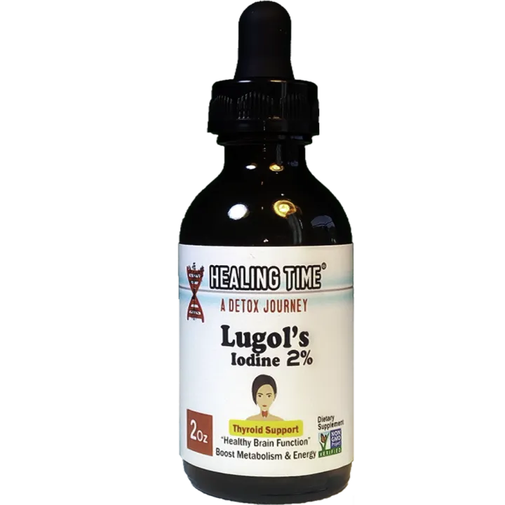 Lugol's Iodine solution 2% Drop dispenser Dietary Supplement-Helps form ...