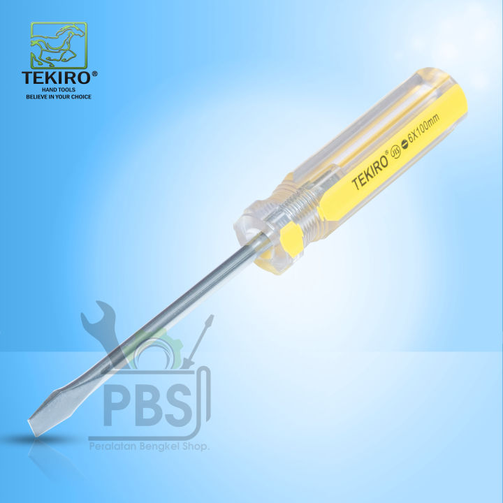 [Diameter 6mm] Obeng Min TEKIRO 100mm . Obeng TEKIRO Original panjang ...