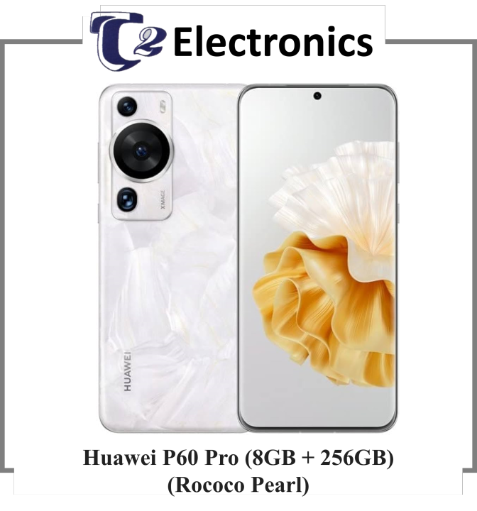 100% Genuine HUAWEI P60 Pro Smartphone | 8GB + 256GB | Ultra Lighting XMAGE Camera | Pearl ...