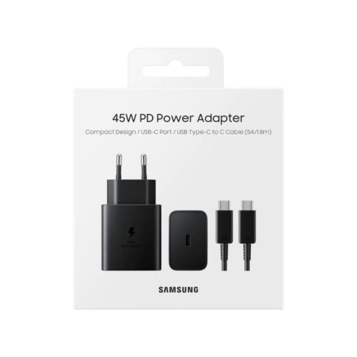 INDOSPP - charger samsung 45w super fast charging type c to c cable 5a ...