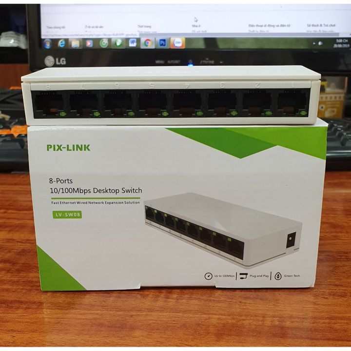 Pix-Link 8-Ports 10/100mbps Desktop Switch | Lazada PH
