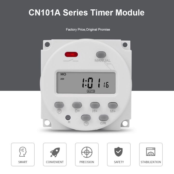 YANGS 5V 12V 24V 110V 220V Programmer Automatic Loop Digital Timer Time Relay Timer Switch ...