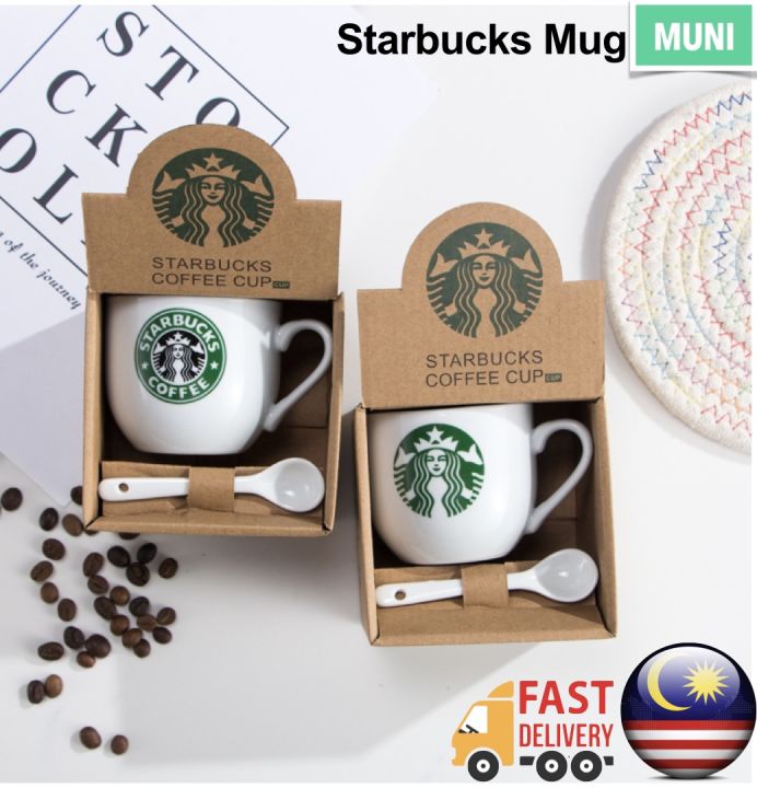 Gift Set Starbucks Mug Starbucks Cup Starbucks Cawan Starbucks Ceramic ...
