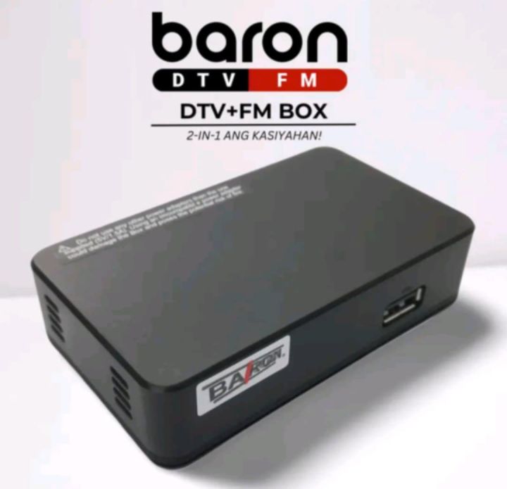 BPM Baron dtv/fm box - digital tv receiver | Lazada PH