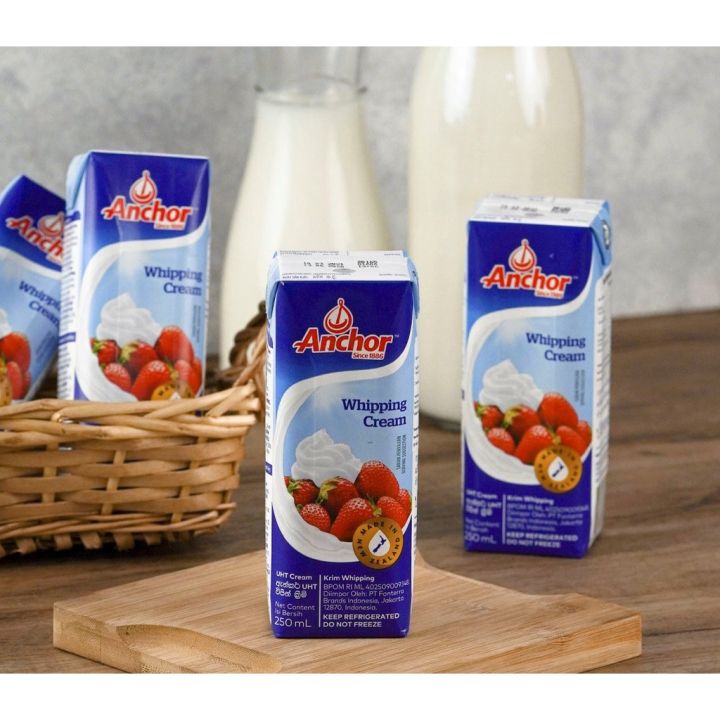 Anchor Whipping Cream 淡奶油 250g / 1L | Lazada