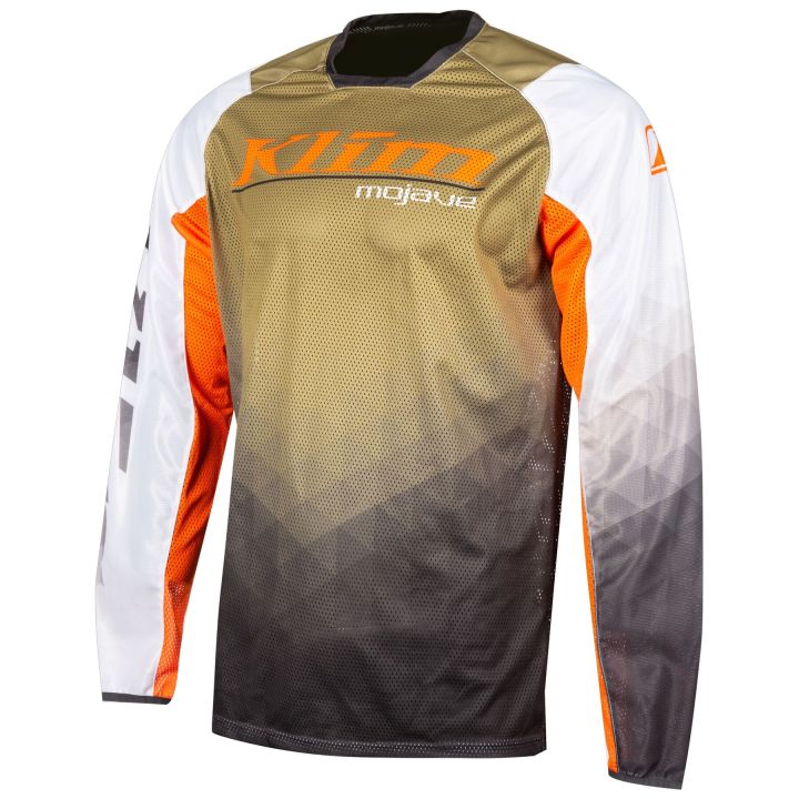 MTB riding clothes off-road downhill motorcycle orange long-sleeved ...