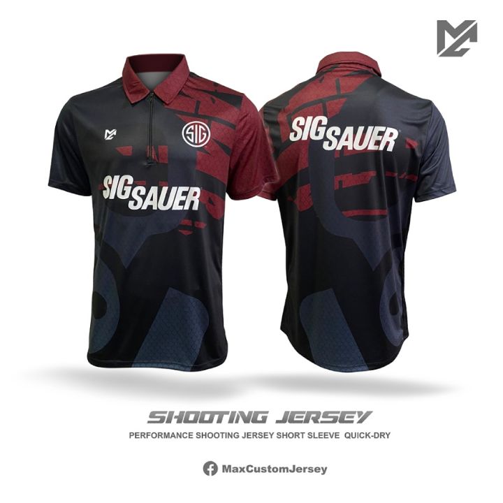 Max Custom Jersey เสื้อยิงปืนแบบใหม่ SIG SAUER | Lazada.co.th