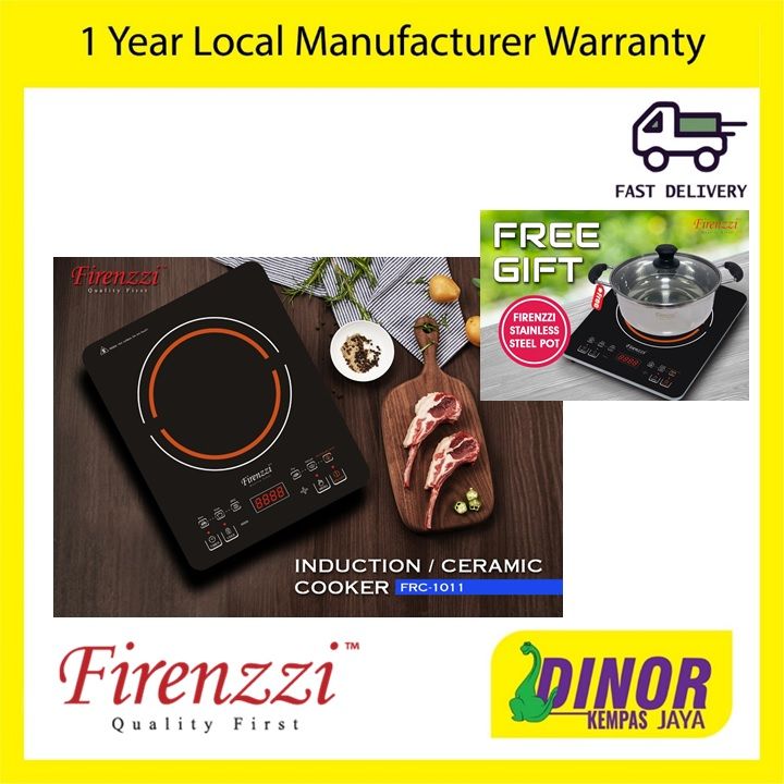 Firenzzi FRC-1011 / FRC1011 Ceramic Cooker with 1 Year Warranty (iTouch ...