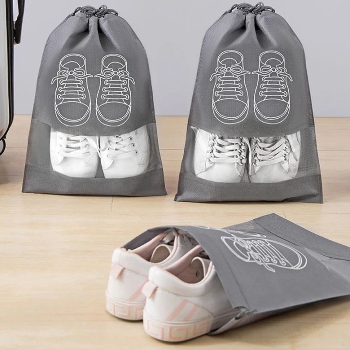 S9- Non-woven Shoes Bag Waterproof Dustproof Travel Bag Portable Tote ...