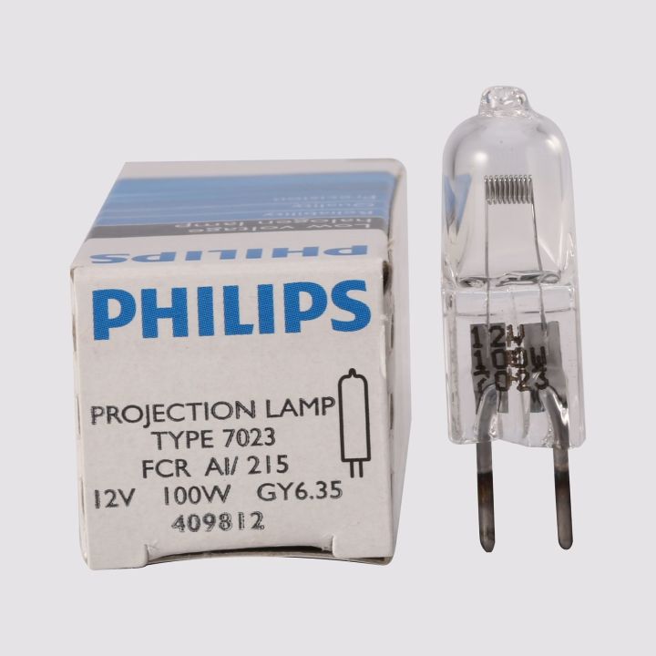 Philips 7023 FCR GY6.35 100w 12v Halogen Non-reflector Projection Bulb ...