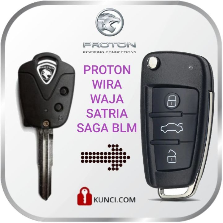 D.I.Y PROTON FLIP REMOTE KEY FOR SAGA WAJA | Lazada