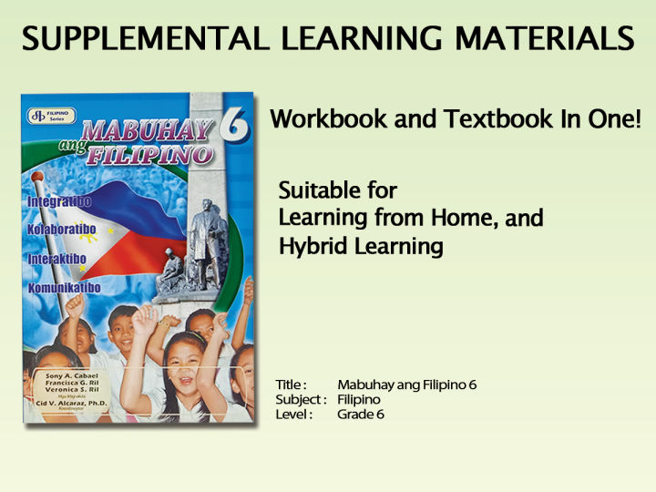 FILIPINO TEXTBOOK Mabuhay ang Filipino Grade 6 (Elementary Series ...