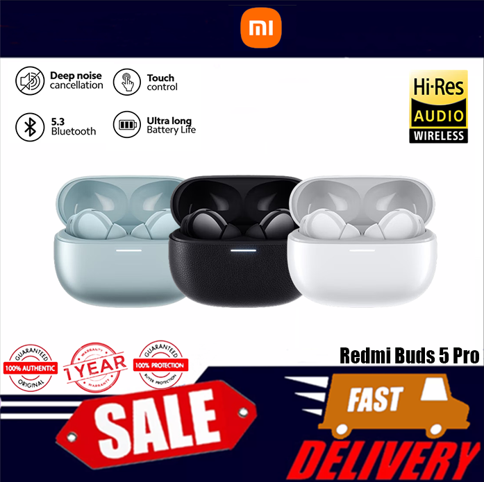 Xiaomi Redmi Buds 5 Pro Wireless Earbuds | Lazada Singapore