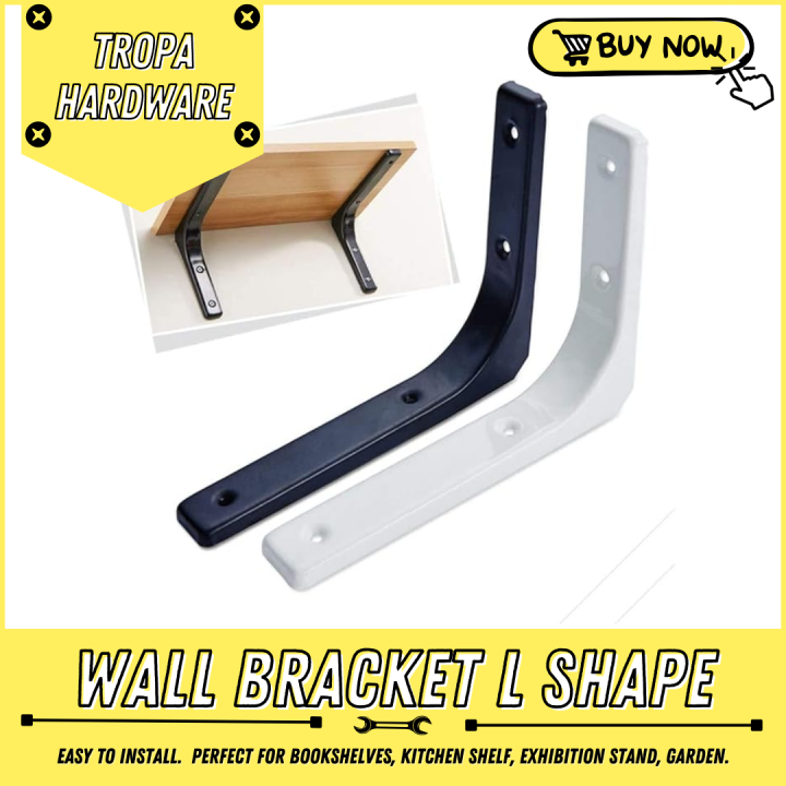 Heavy Duty L Shape Wall Bracket Support Angle for Shelves Sold per ...