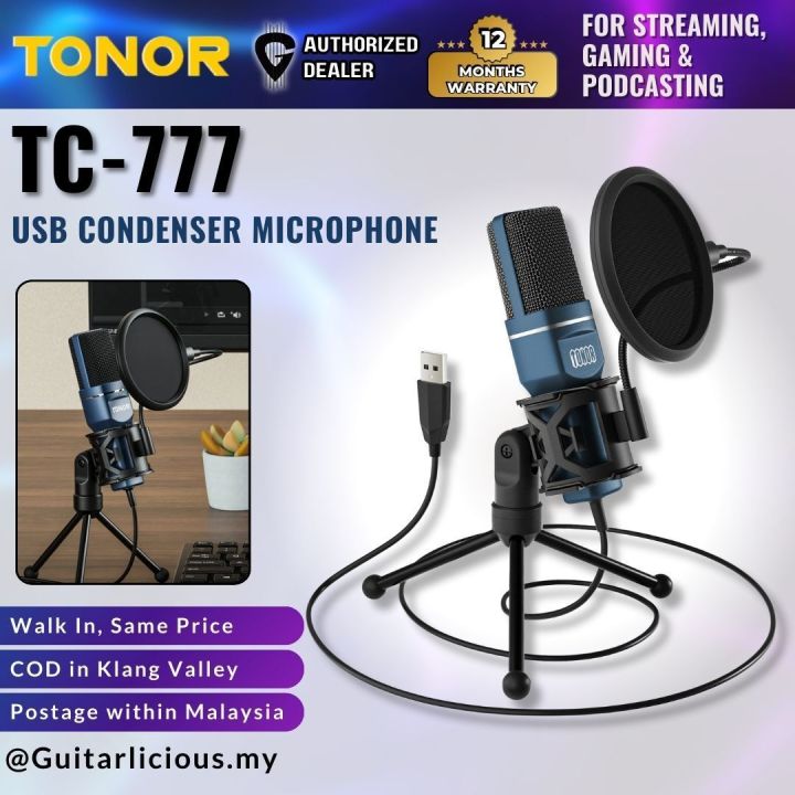 TONOR TC-777 USB Computer Condenser Microphone ( TC777 / TC 777 / TC777-USB ) | Lazada