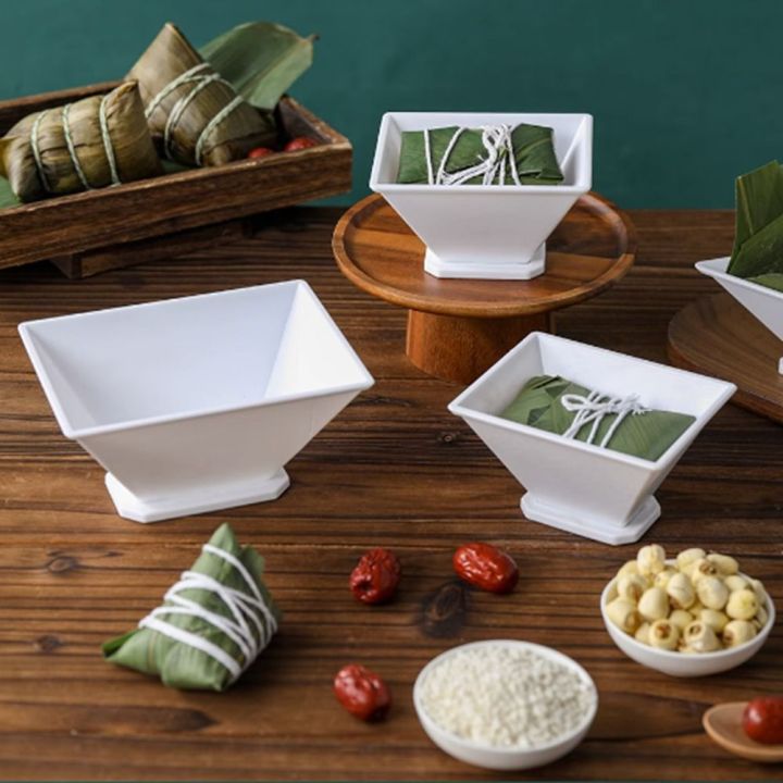 GUHEHARD Triangular Zongzi Mold Square Plastic Sticky Rice Dumplings ...