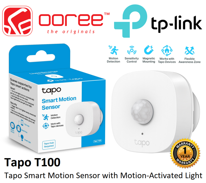 TP-LINK TAPO T100 TAPO SMART MOTION SENSOR WITH WIDE RANGE DETECTION ...