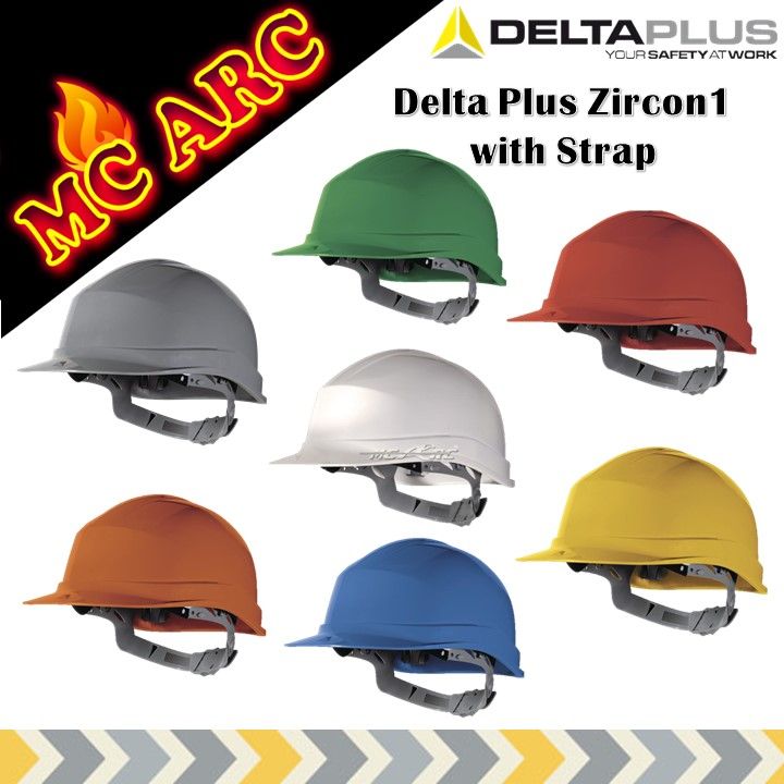 Delta Plus Hard Hat Zircon 1 with Strap Original | MC ARC | Authentic ...