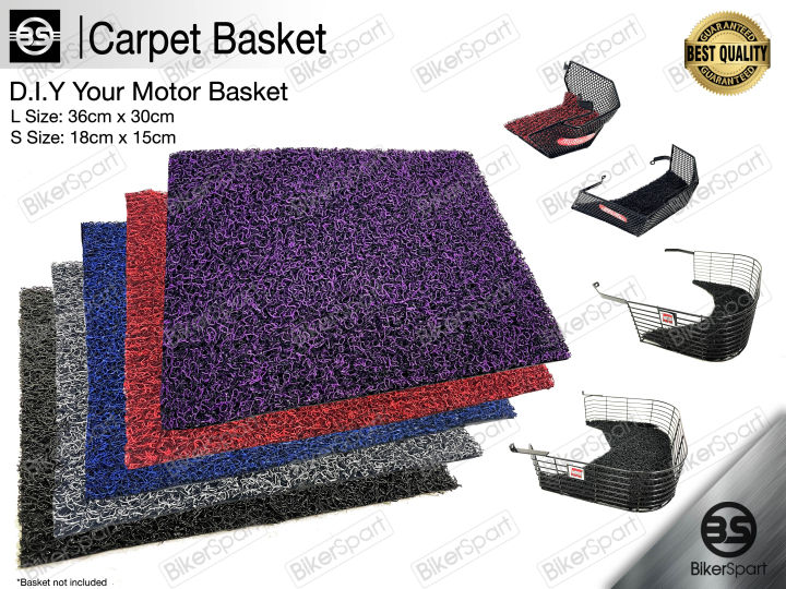 Carpet Bakul / Basket Motor DIY / Karpet Bakul Motor DIY * 36cm x 30cm ...