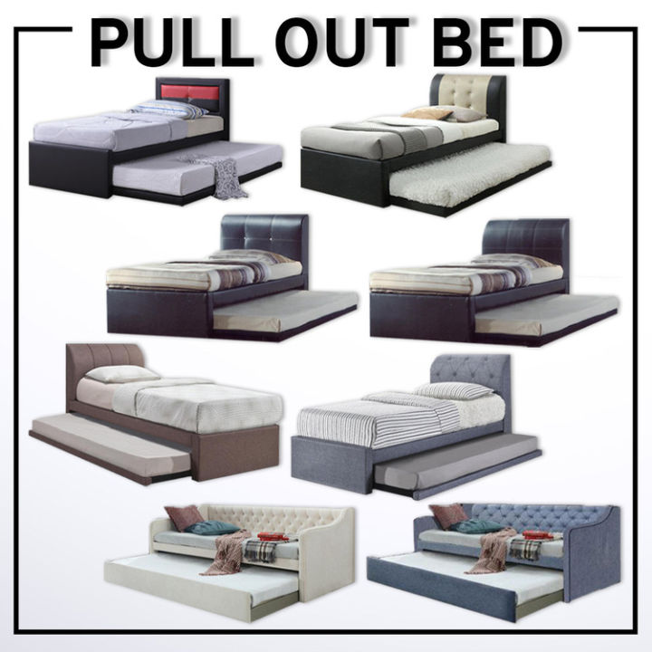 Pull Out Bed Single Bed Divan Bed Single Bed With Pull Out Two Layers ...