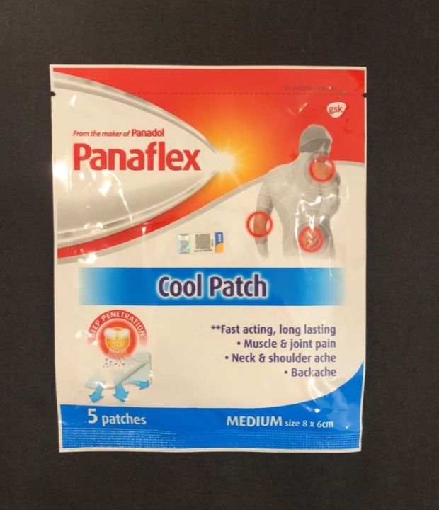 PANADOL PANAFLEX COOL PATCH 5'S | Lazada