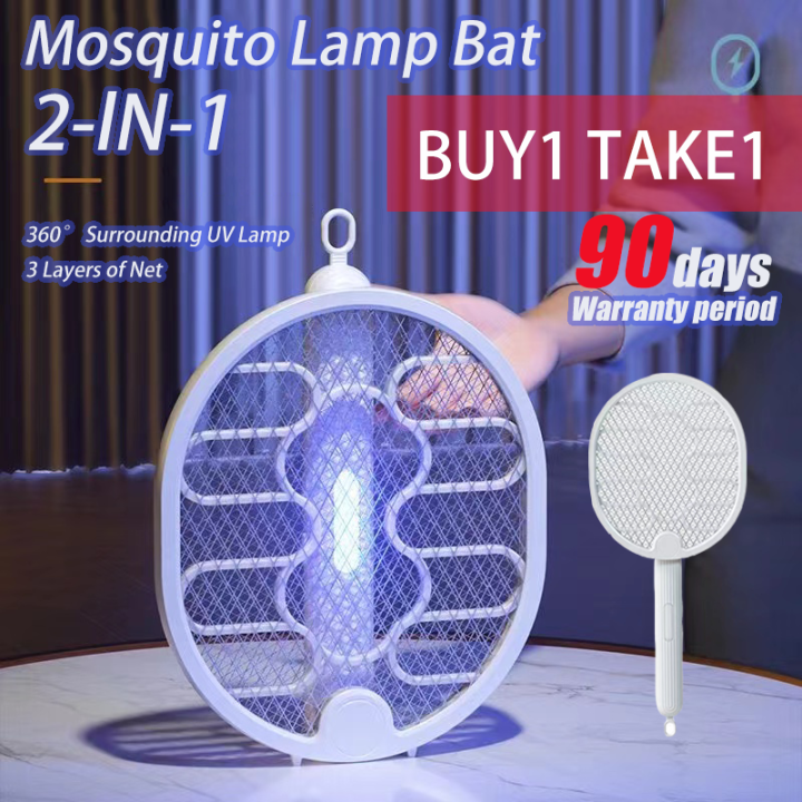 3000V Mosquito Swatter Hit, Pest Control USB Rechargeable Electric Bug ...