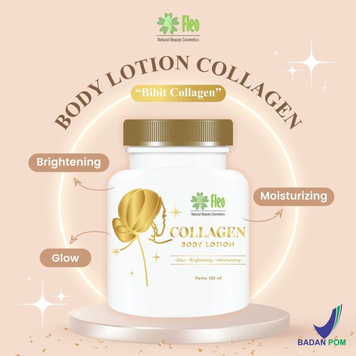 (LB) FLEO COLLAGEN BODY LOTION / FLEO BITCOL / LOTION BIBIT COLLAGEN FLEO - BPOM | Lazada Indonesia