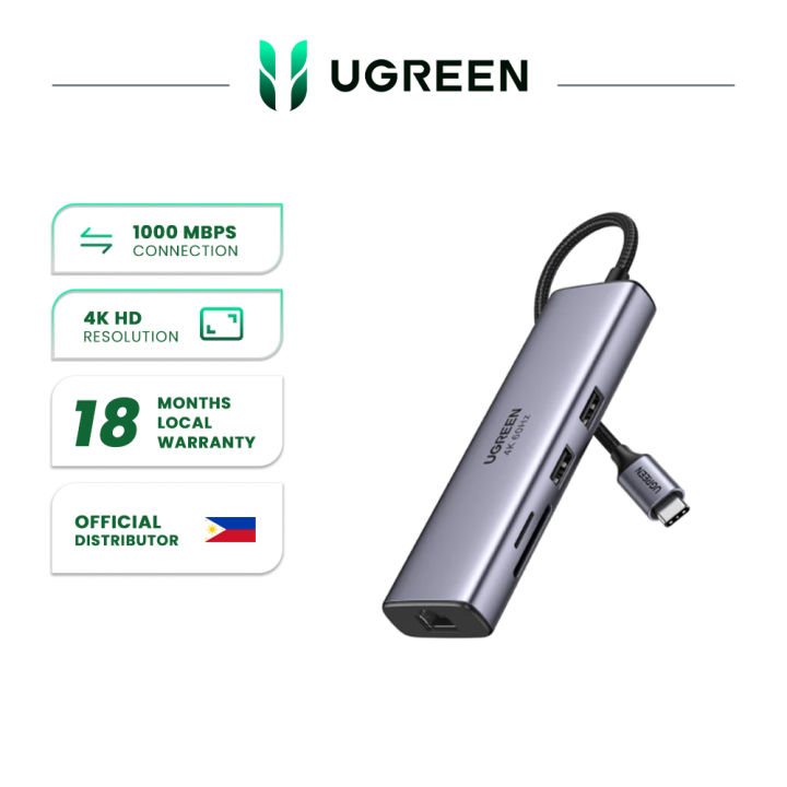 UGREEN USB-C Multifunction USB to HDMI Multiport Adapter with Ethernet ...