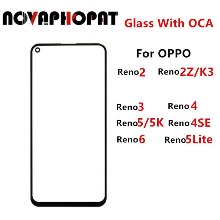 Outer Glass Screen For OPPO Reno 2 3 4 5 6 Pro Plus Reno6 Front Touch ...