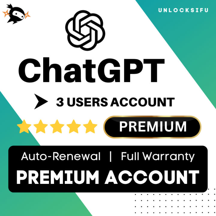 ChatGPT Plus Legal Account | GPT4-VISION | DALLE-3 | | Full Warranty | | Lazada.co.th
