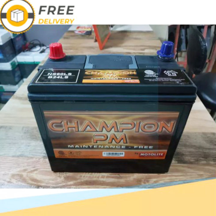 Motolite Champion 1SN / NS60 MAINTENANCE FREE (12mos warranty ...