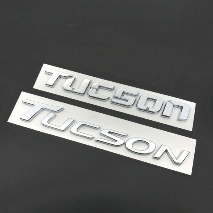 NEW Hyundai Tucson letter logo rear boot new and old car logo stickers ...