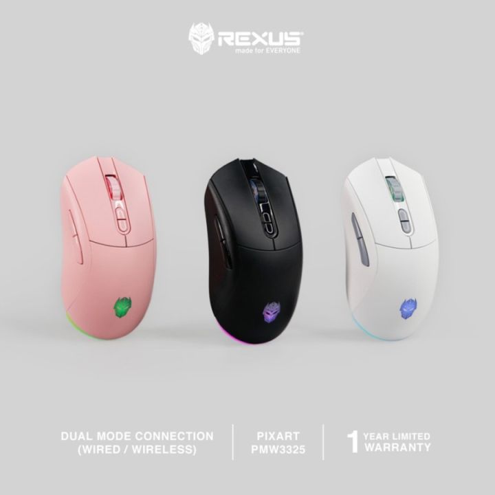 Rexus Mouse Wireless Gaming Arka II RX-107 Dual Connection - Macro ...