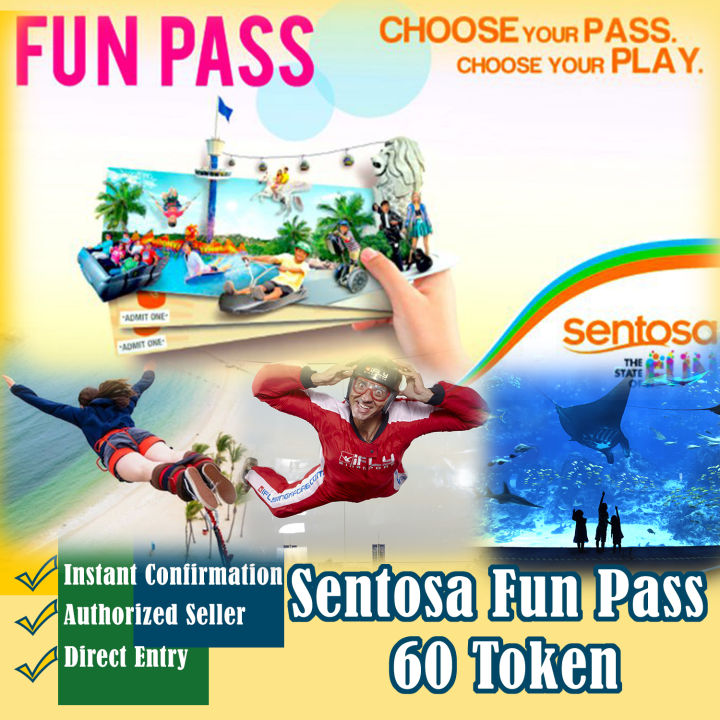 Sentosa Fun Pass 60 Token | Lazada Singapore
