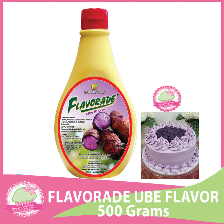 Ube Flavor - 500ml/60ml - Bakersfield Flavorade Ube Flavor - Food Color ...