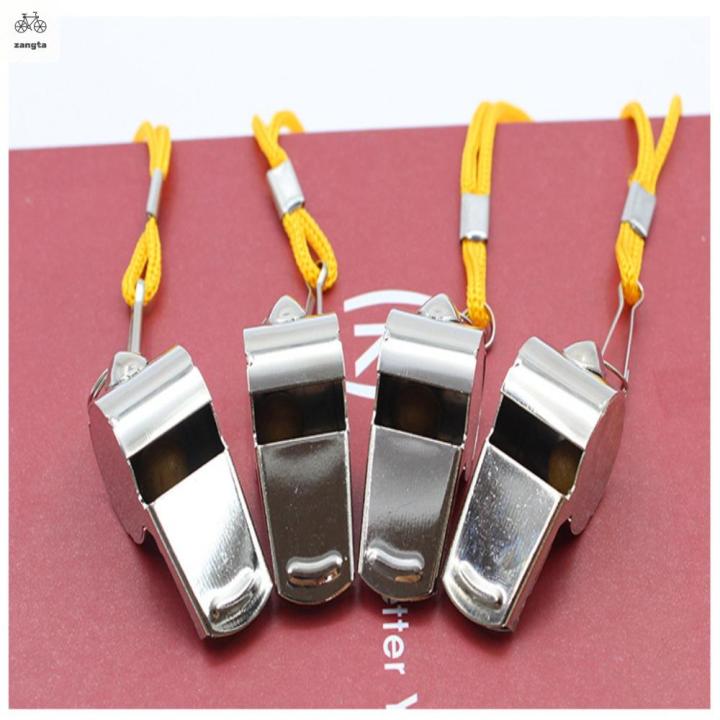 Zangta Loud Metal Whistle With Rope Professional Referee Whistles