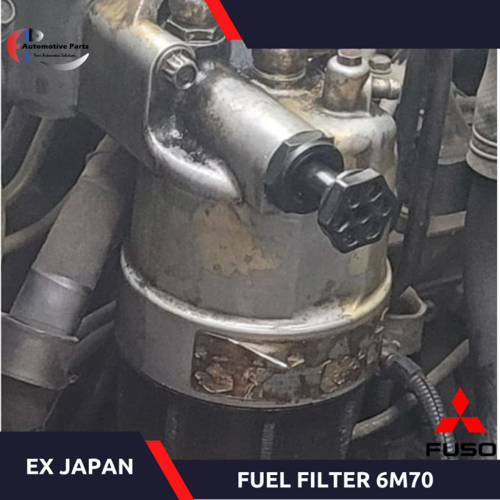 FUEL FILTER SEPARATOR MITSUBISHI FUSO SUPER GREAT 6M70 EX JAPAN ASLI ...