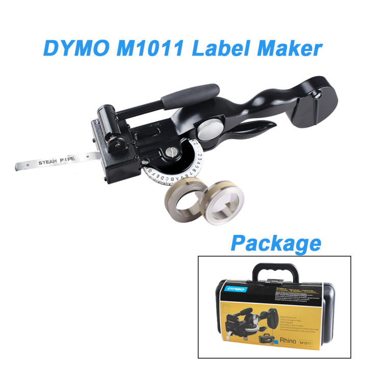Dymo Rhino M1011 Manual Labeling Machine Printer 3D metal Embossing ...