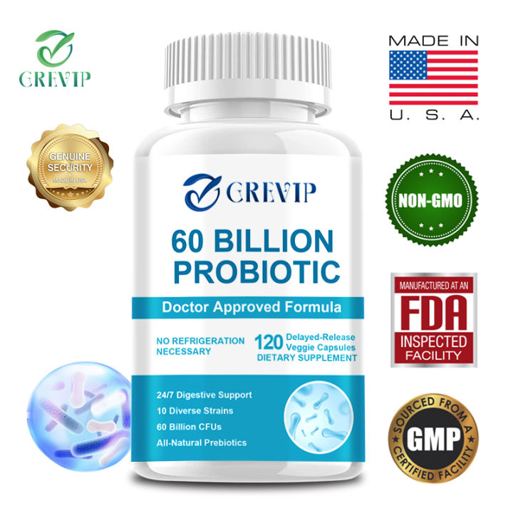 60 BILLION PROBIOTIC para sa Babae at Lalaki, Vegan Probiotic Formula ...