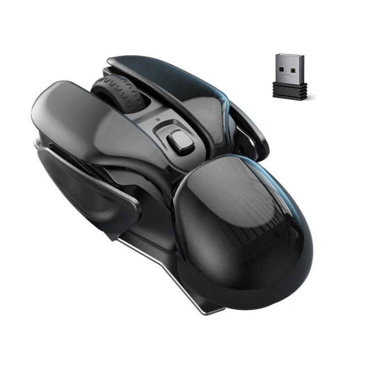 ZZOOI Mute Wireless Gaming Mouse Ergonomic 4 Button 1600DPI Computer ...