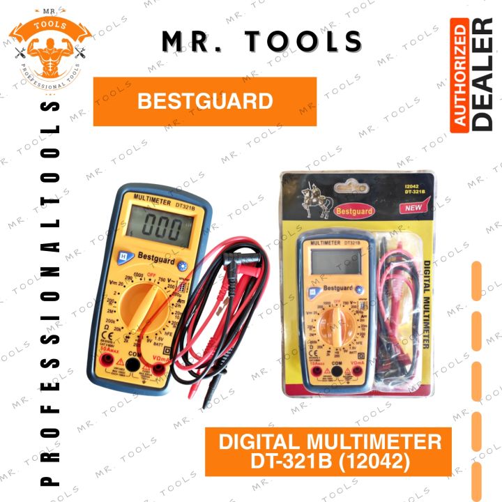 BESTGUARD DIGITAL MULTIMETER DT321B (12042) | Lazada PH