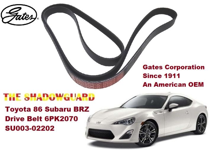 Toyota 86 Subaru BRZ Drive Belt 6PK2070 Subaru Brz Replacement Parts Engine Accessories For Subaru Lazada Lazada PH
