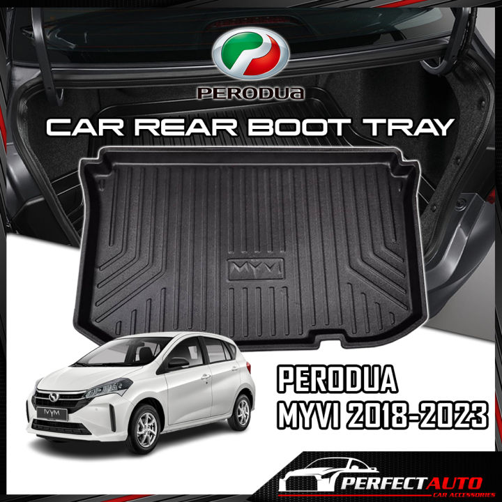 For Perodua Myvi G3 2018 2022 2023 Copolymer Car Boot Tray Luggage ...
