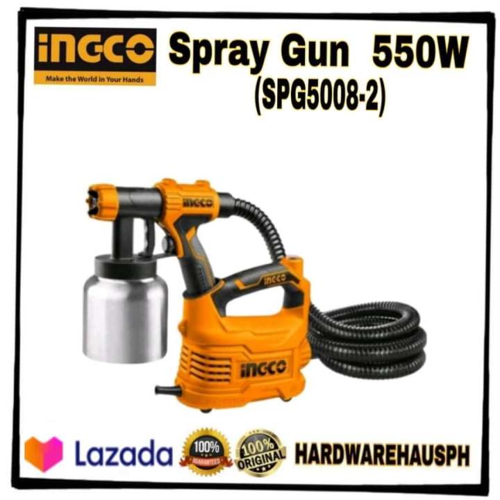 INGCO SPRAY GUN 550W (SPG5008-2) Floor Based Electric Spray Gun ...