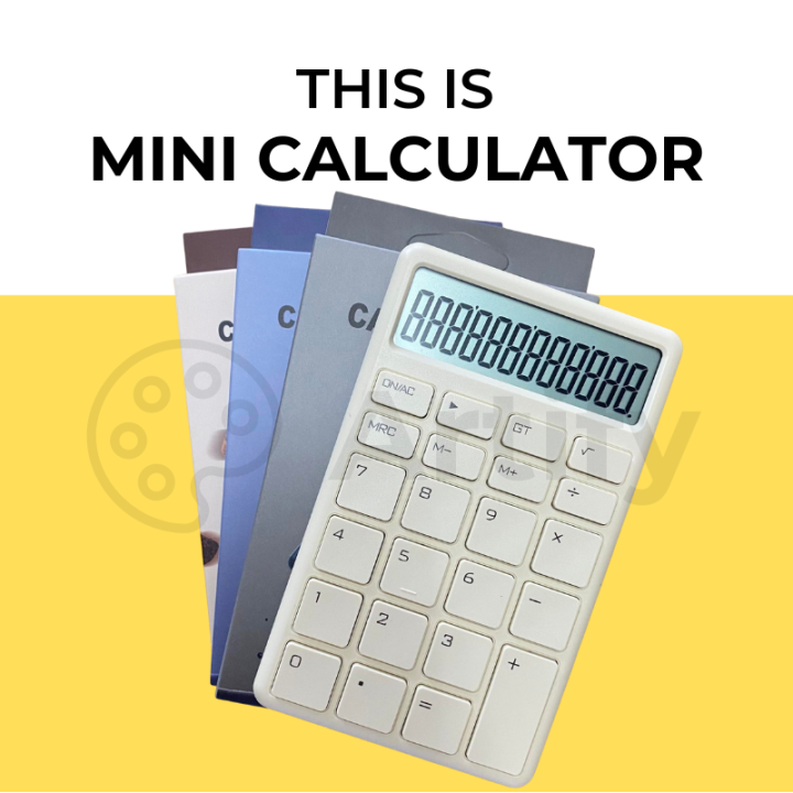 Joy Mini Calculator Small Calculator Pocket Calculator Chocolate Themed ...