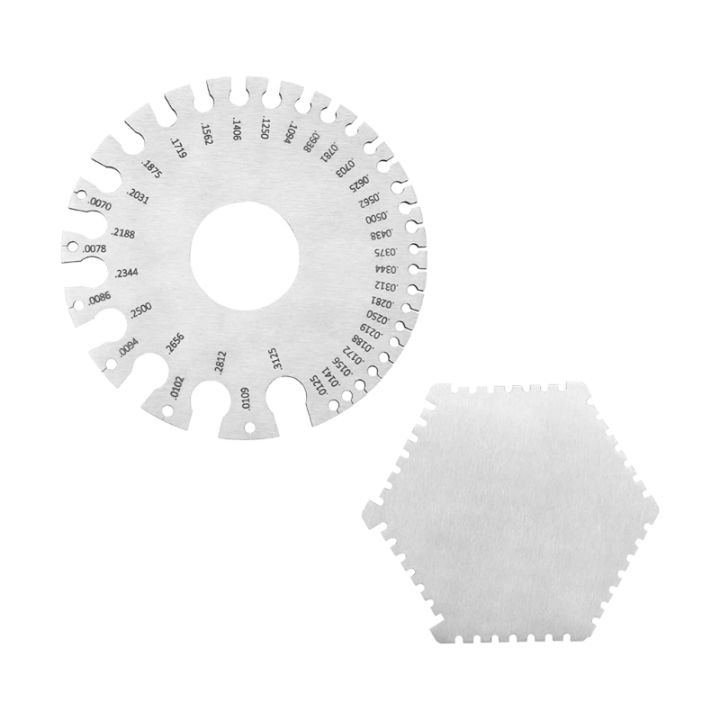 Measuring Ruler Metal Sheets Welding-Thickness Gauge and 25-3000um Wet ...