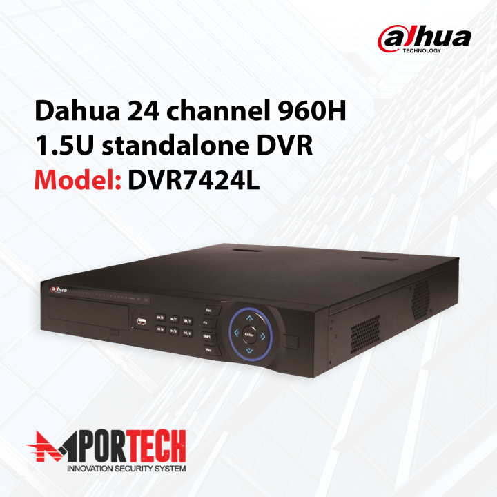 DAHUA Standalone DVR for CCTV Camera 24 Channel DVR7424L 960H 1.5U ...