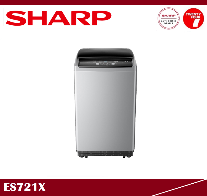 [ Delivered by Seller ] SHARP 7.5KG Top Load Washing Machine / Washer ...