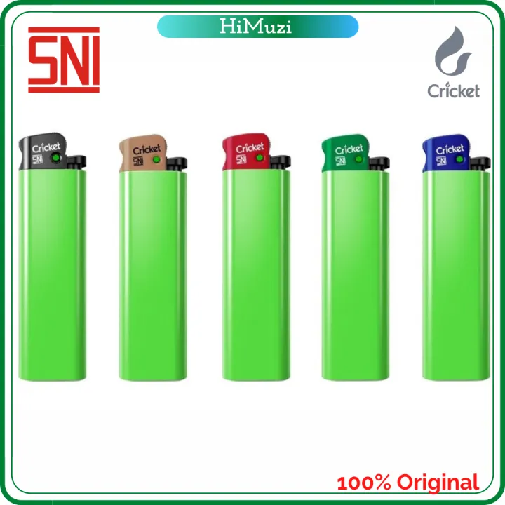 Cricket Korek Api Classic HIJAU Polos Pemantik Mekanik (5 Pcs) | Lazada ...