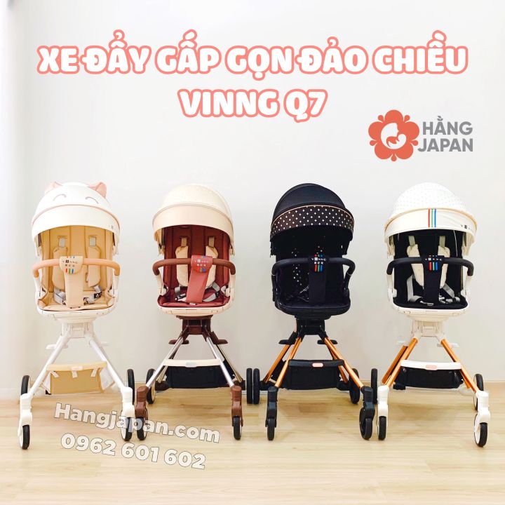 Xe đẩy đảo chiều gấp gọn Vinng Q7 | Lazada.vn